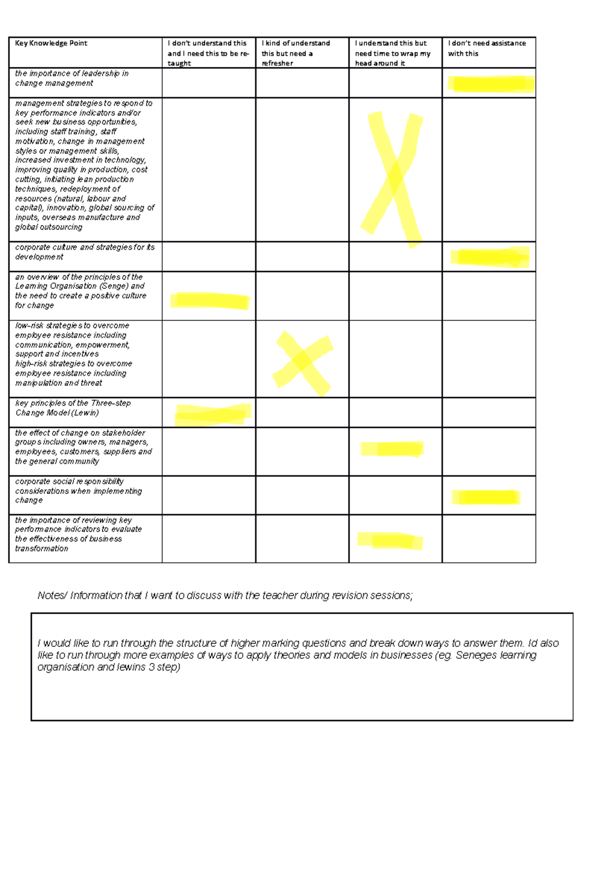 Key Knowledge Point Uaaos 2 Self Assessment - Key Knowledge Point I don ...