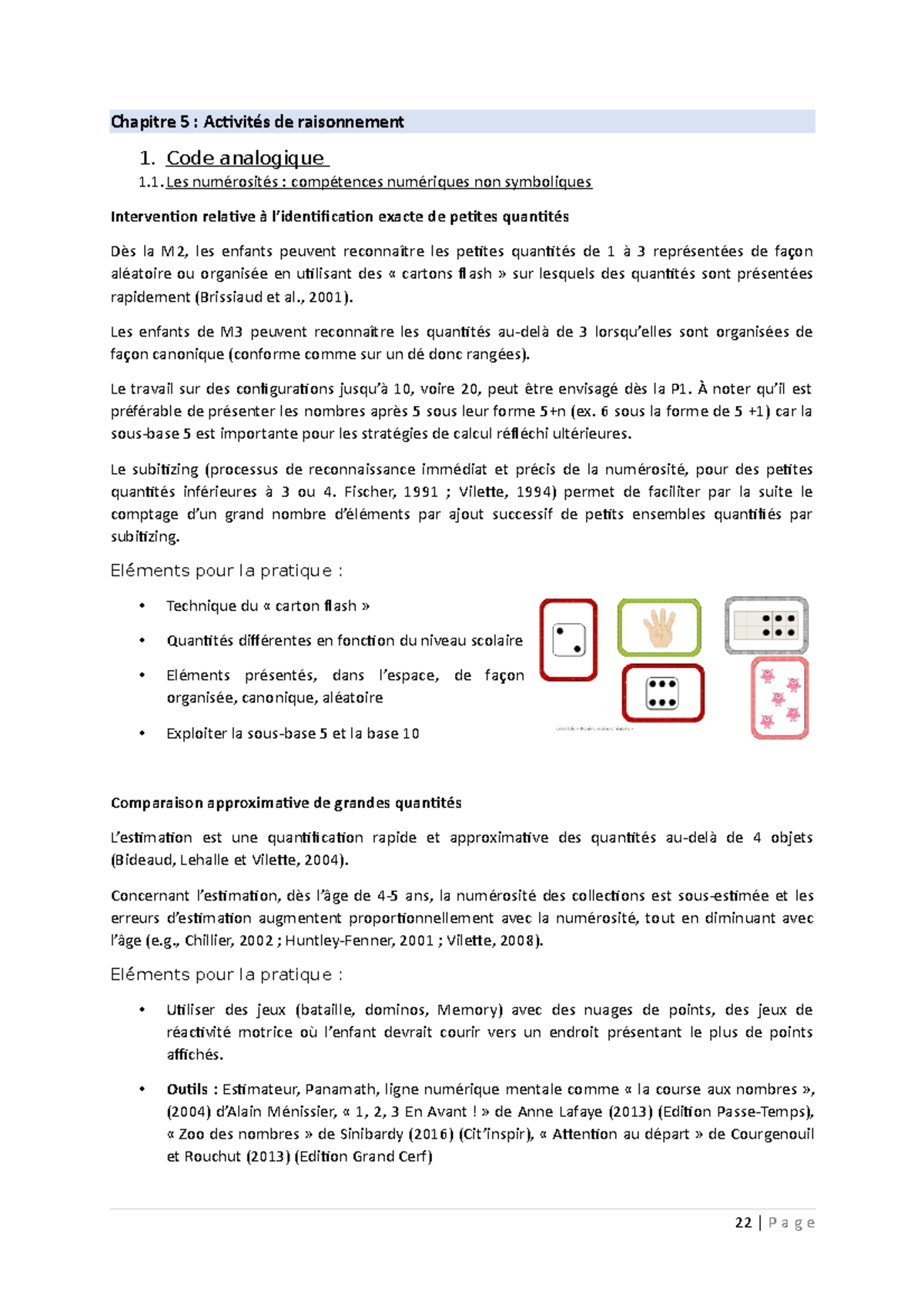 CN Cours 3 - Chapitre 5 : Activités de raisonnement 1. Code analogique ...