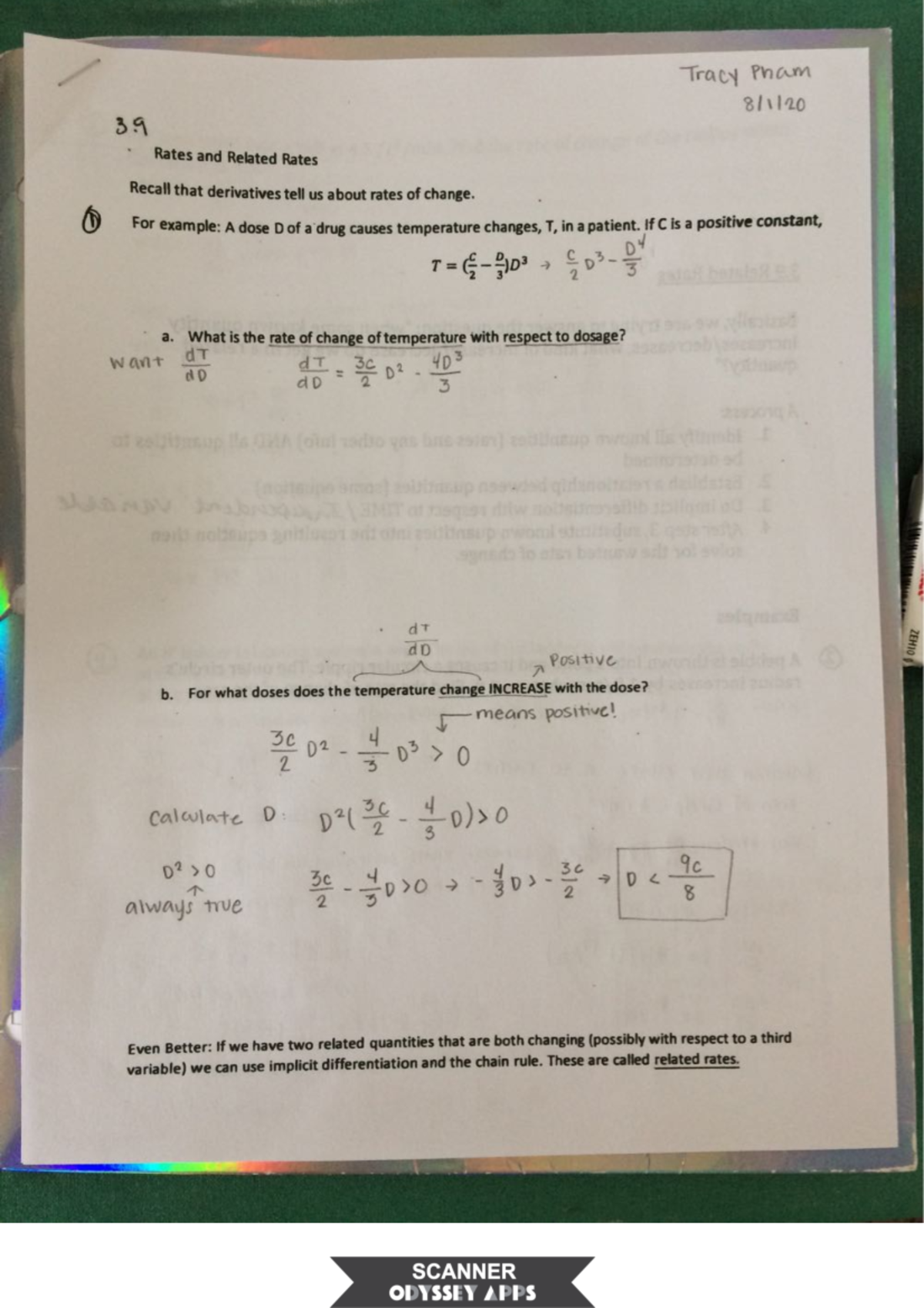 3.9 Video Watch&Notes - MATH 151 - Studocu