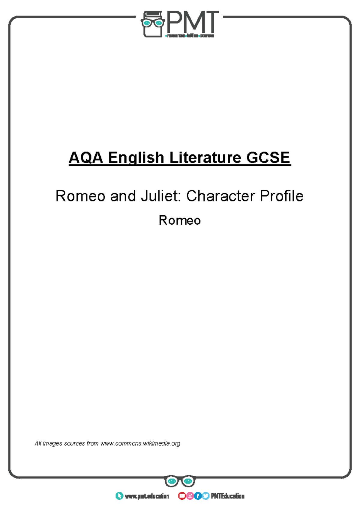 Romeo - fhftht fhfthfh - AQA English Literature GCSE Romeo and Juliet ...