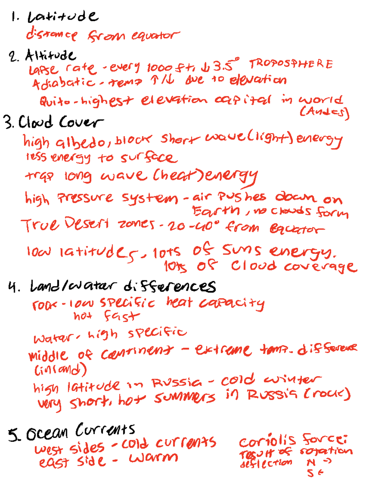 Temperature Control - Professor Geordie Armstrong - 1 Latitude distance ...