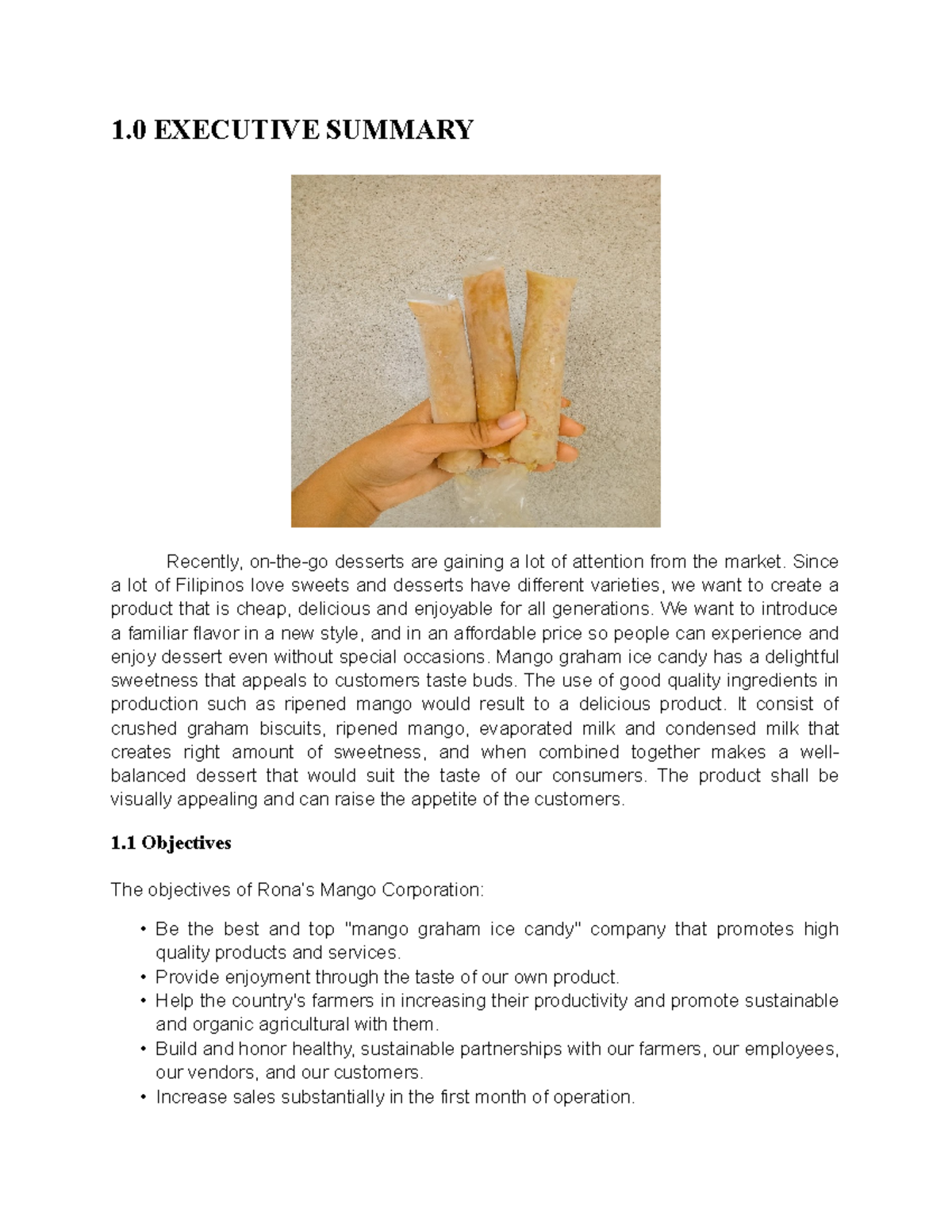 Example of Paper COurse work Paper Analysis - 1 EXECUTIVE SUMMARY ...