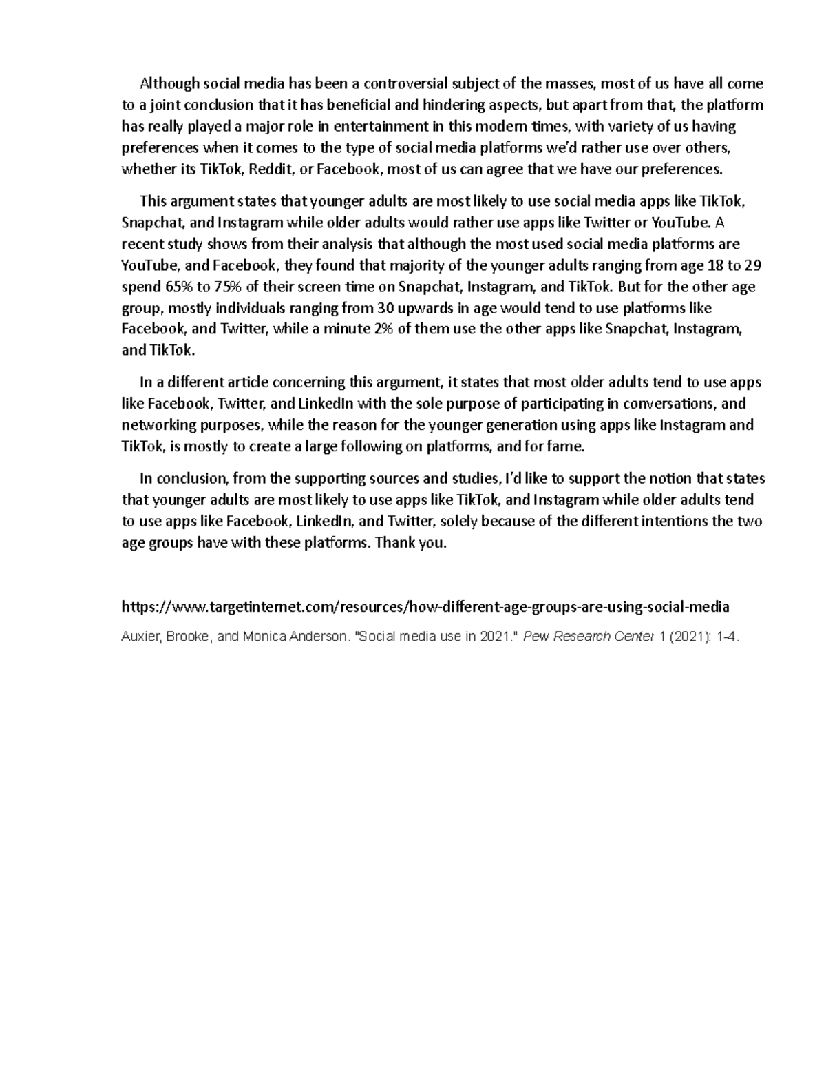 CIS discussion 1 - Although social media has been a controversial ...