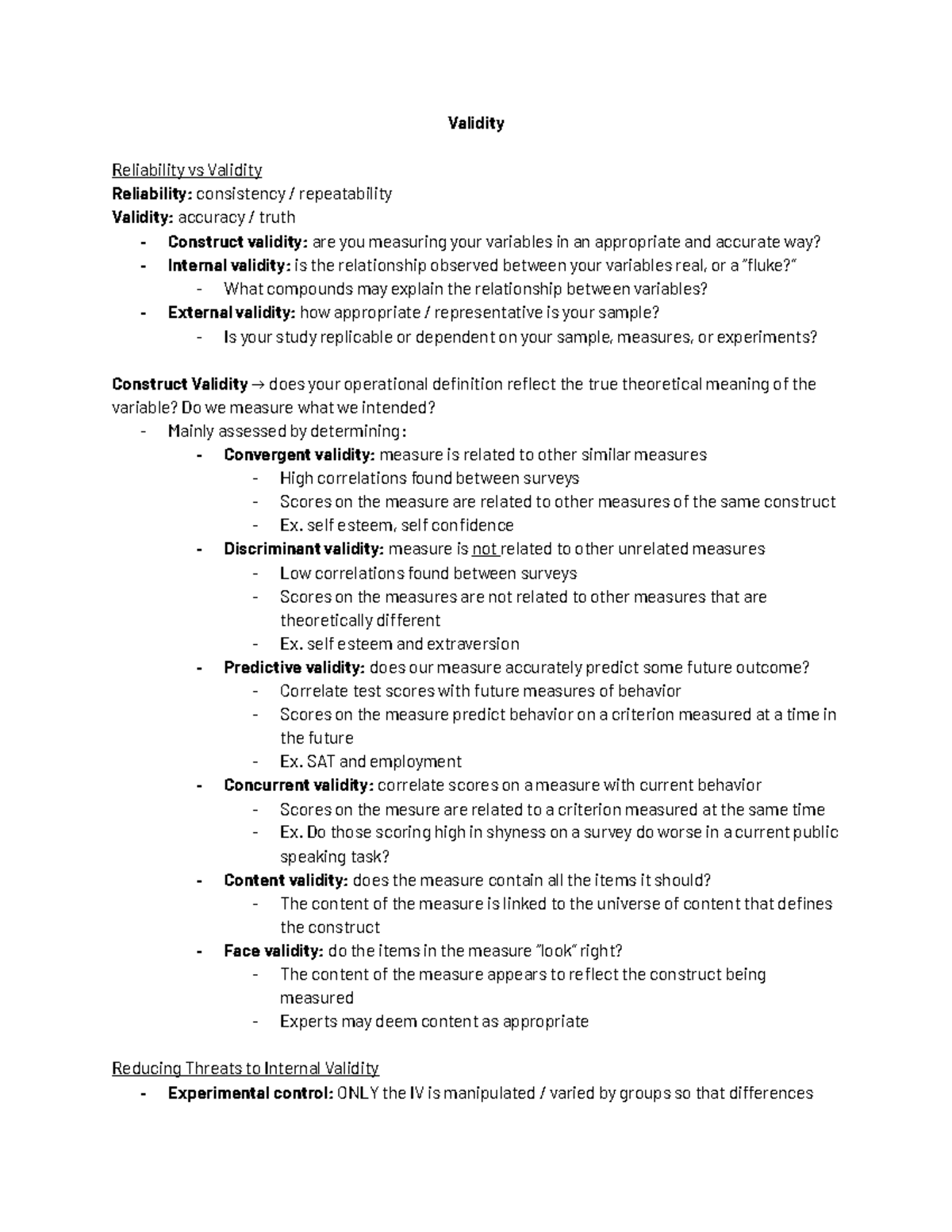 Research Validity - Validity Reliability vs Validity Reliability ...