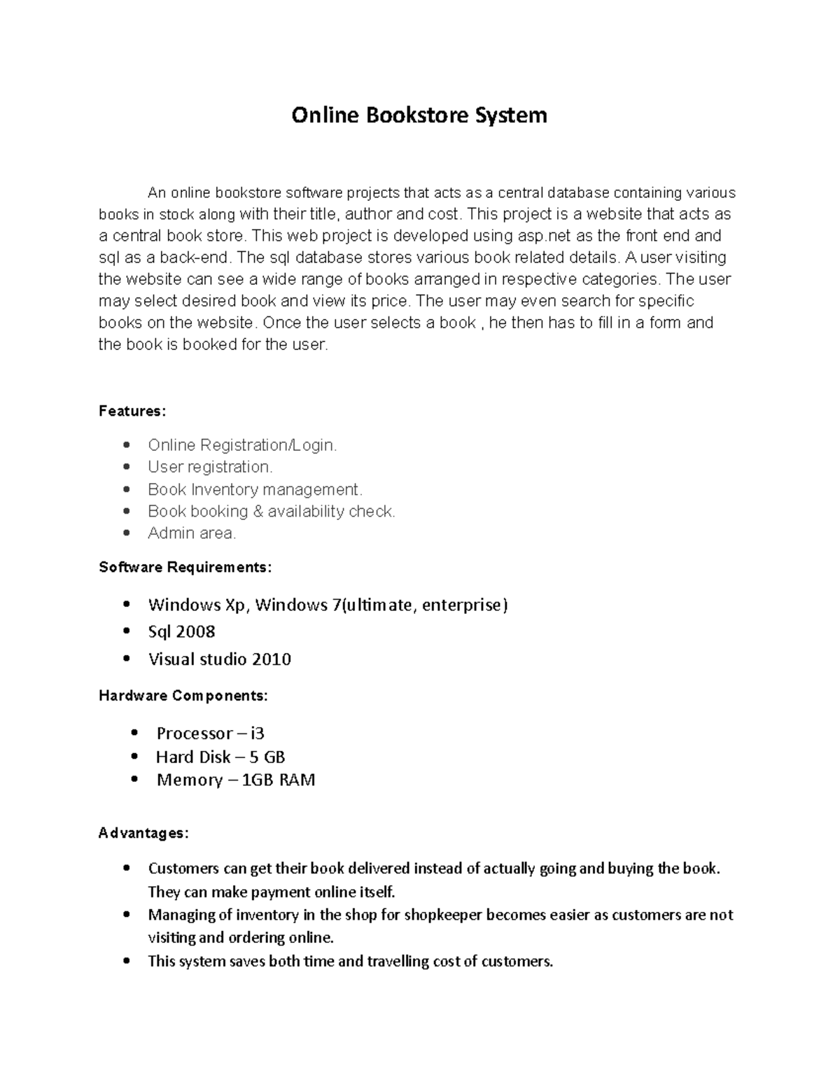 S52 - Done - Online Bookstore System An online bookstore software ...