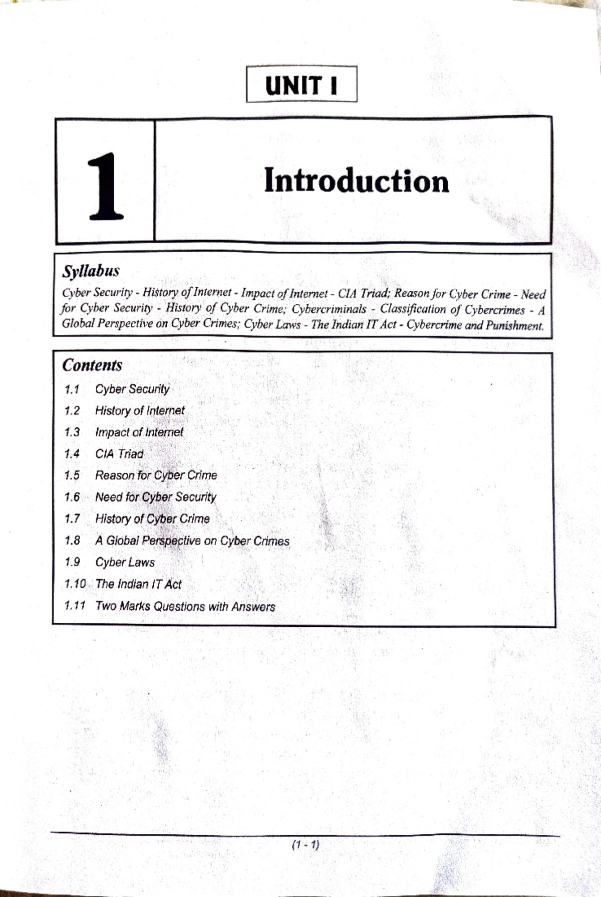 CCS 340 Cyber Security - Technical publication for reference - Computer ...