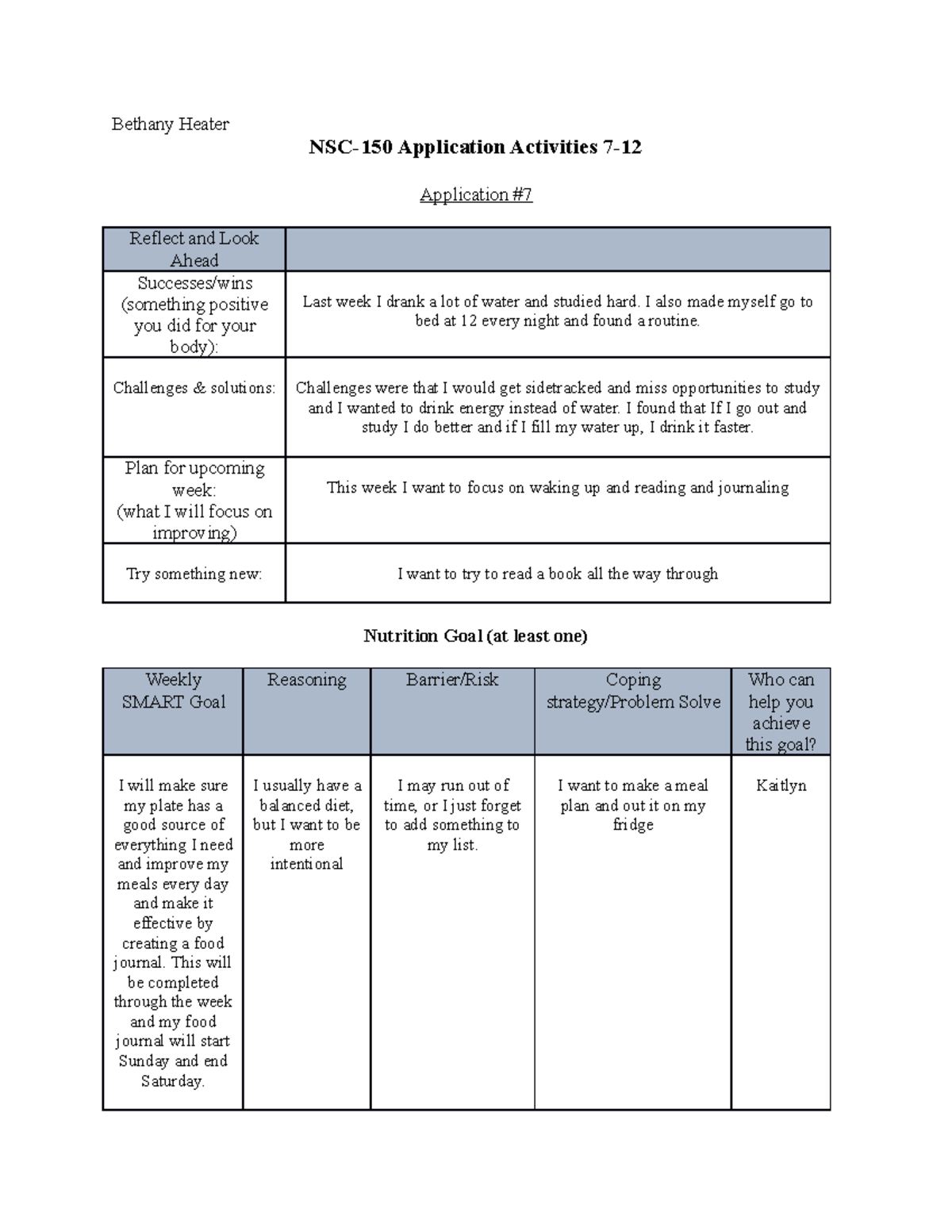 Application 7-12 - ANSWERS - Bethany Heater NSC-150 Application ...