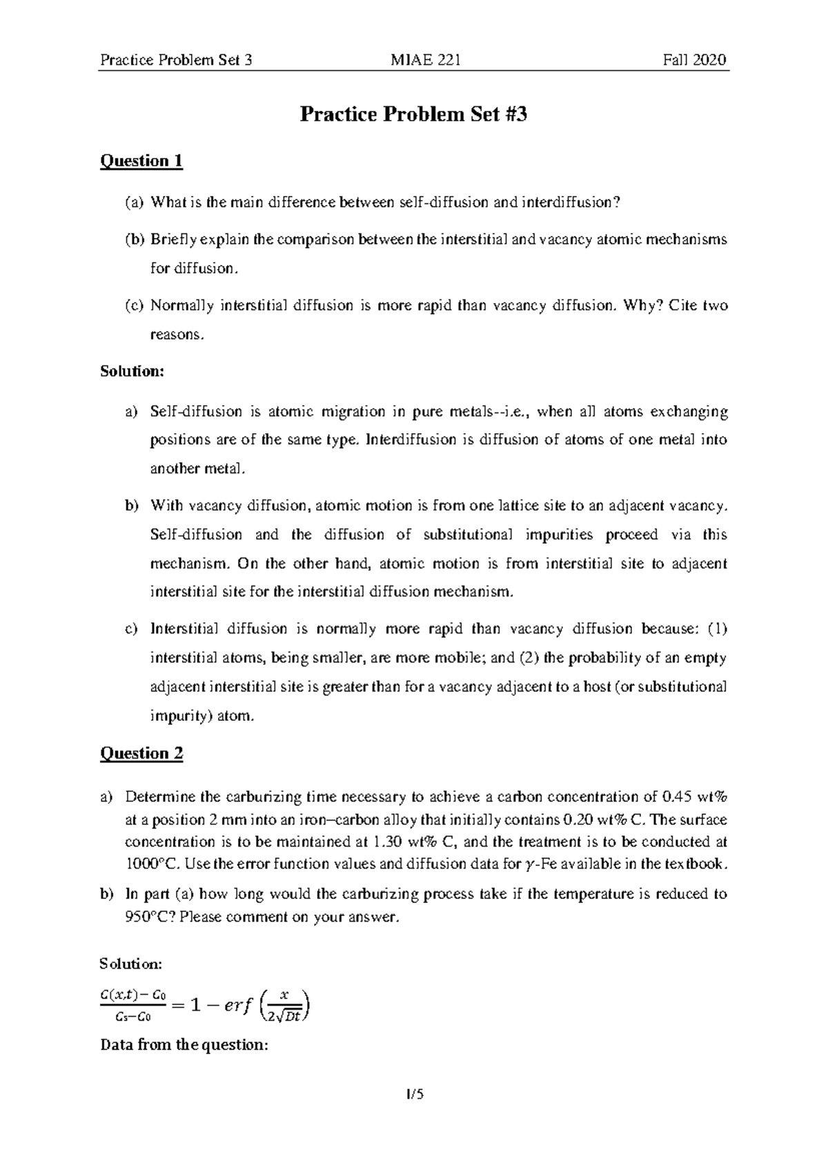 Practice Problem 3 Solutions revised-FULL - MECH 221 - Concordia - Studocu