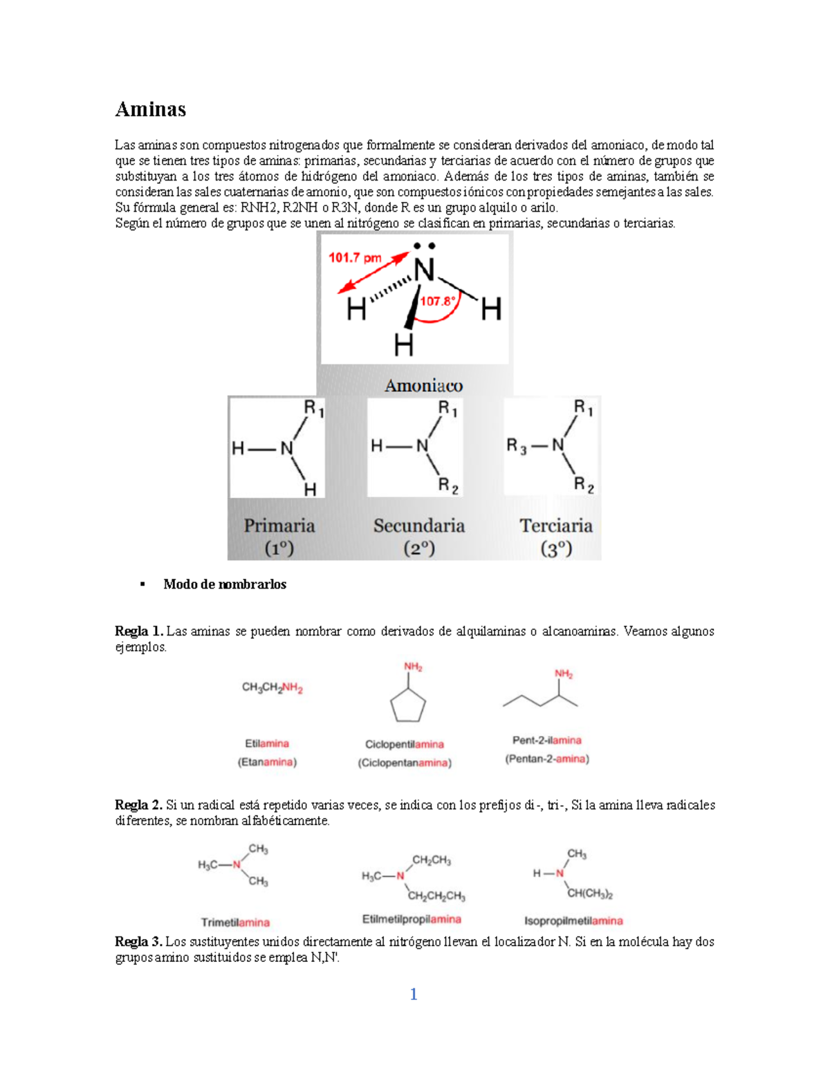 Aminas amidas y nitrilos - Aminas Las aminas son compuestos ...