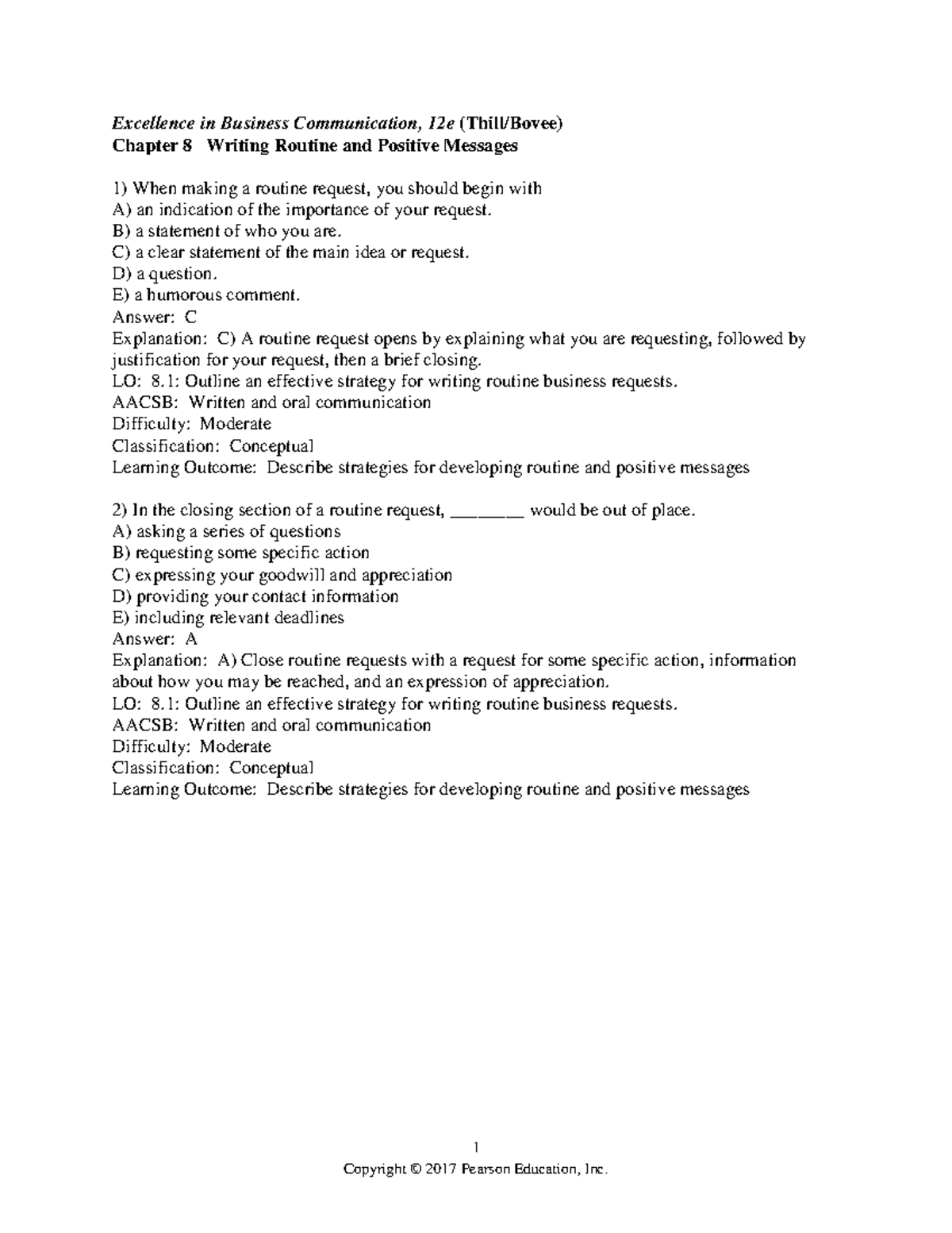 Sample/practice exam 8 April 2019, questions and answers - Excellence ...