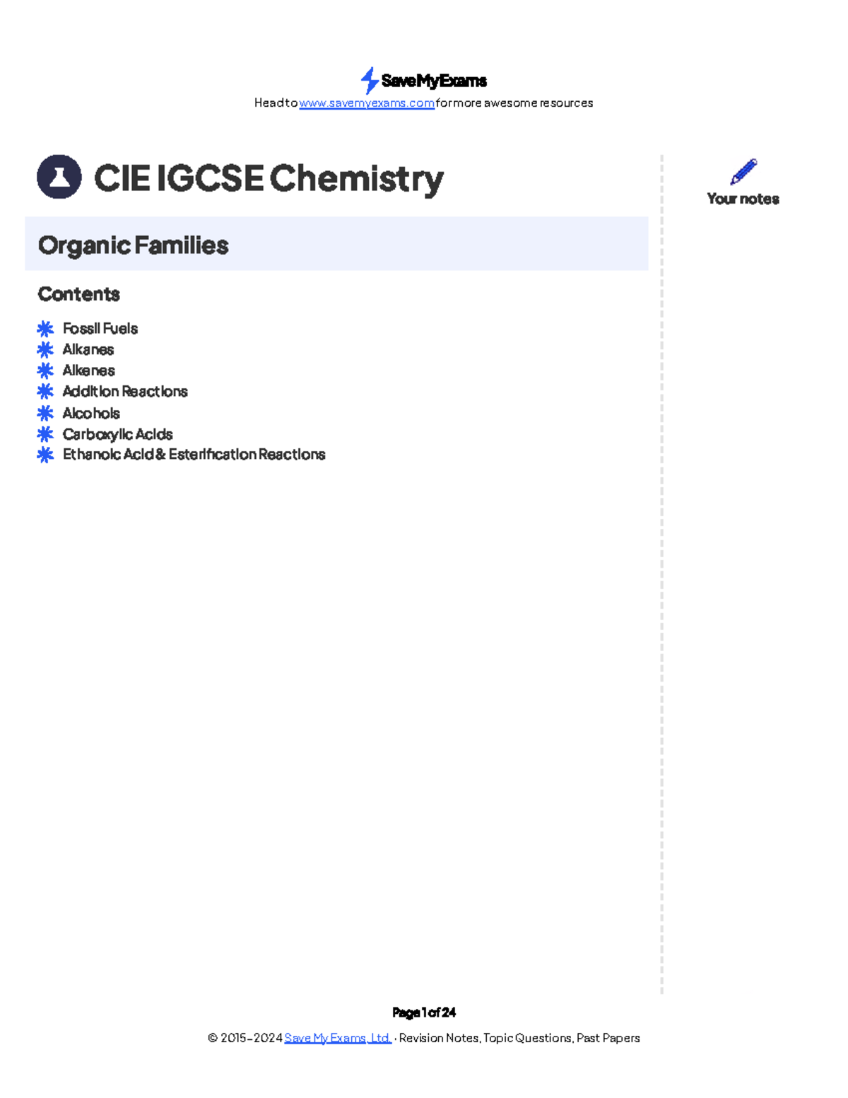Ii DRj CI 0cns6Vv K - mogf - CIE IGCSE Chemistry Organic Families ...