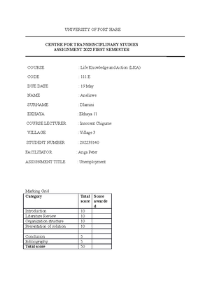 LKA assignment - You are encouraged to discuss your ideas with other ...