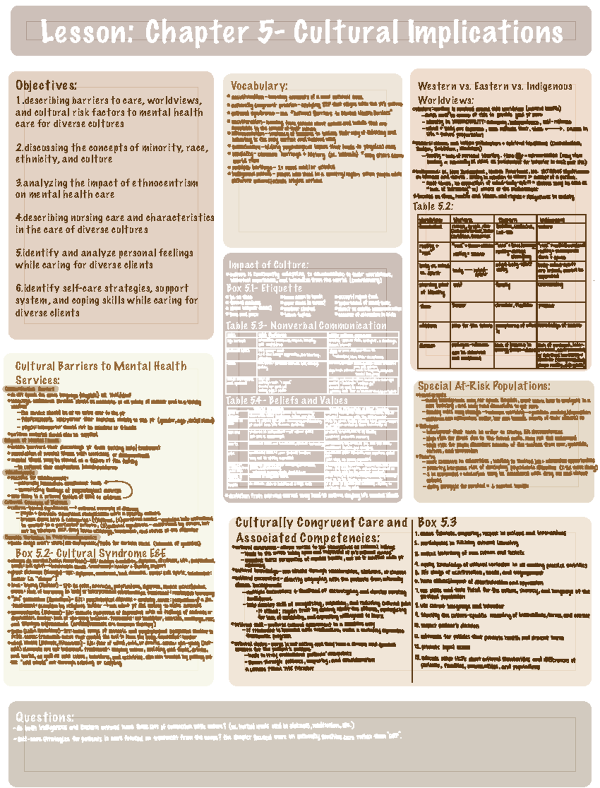 Chapter 5- Cultural Implications - Lesson: Chapter 5- Cultural ...