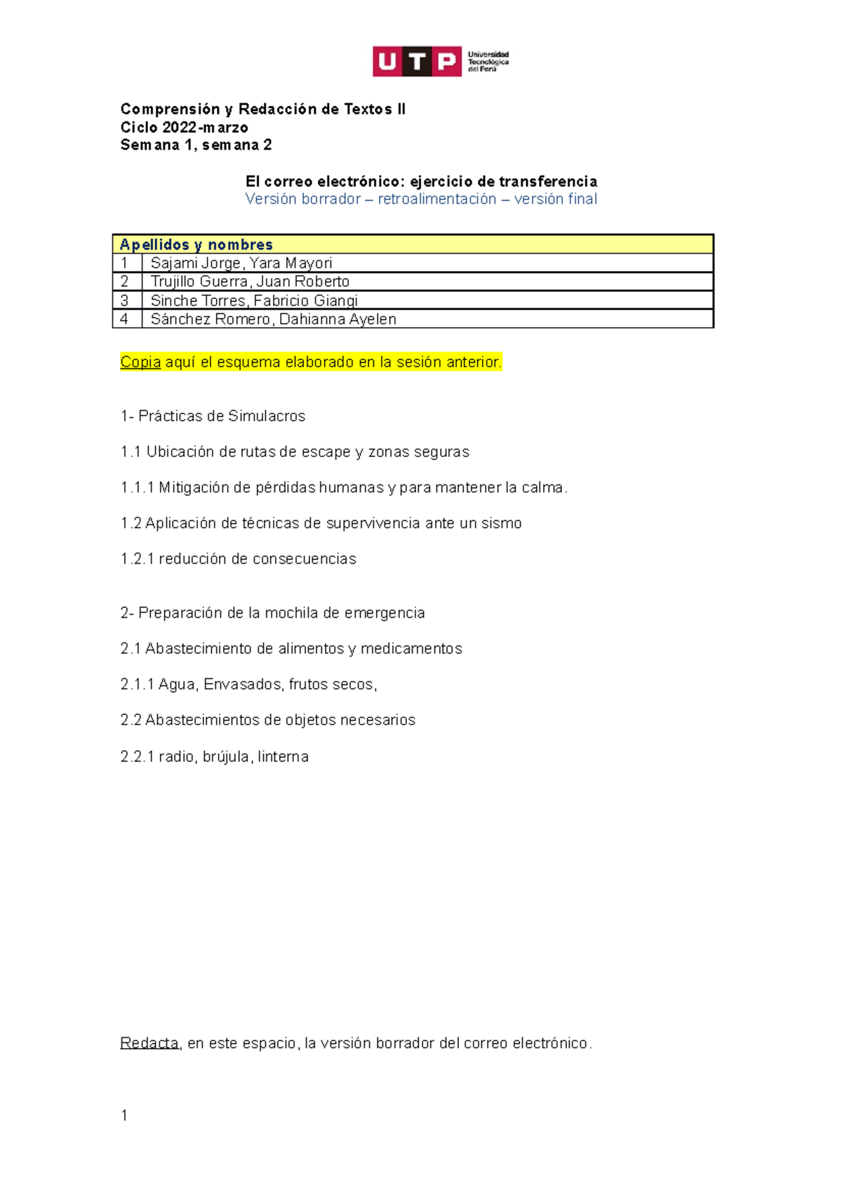 S01. s2 y S02. s1-s2 El correo electrónico ejercicio de transferencia formato-2 (1) Grupo 11 CRT ...