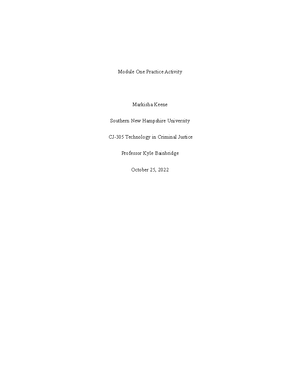 CJ 305 Module Four Assignment Template - CJ 305 Module Four Assignment ...