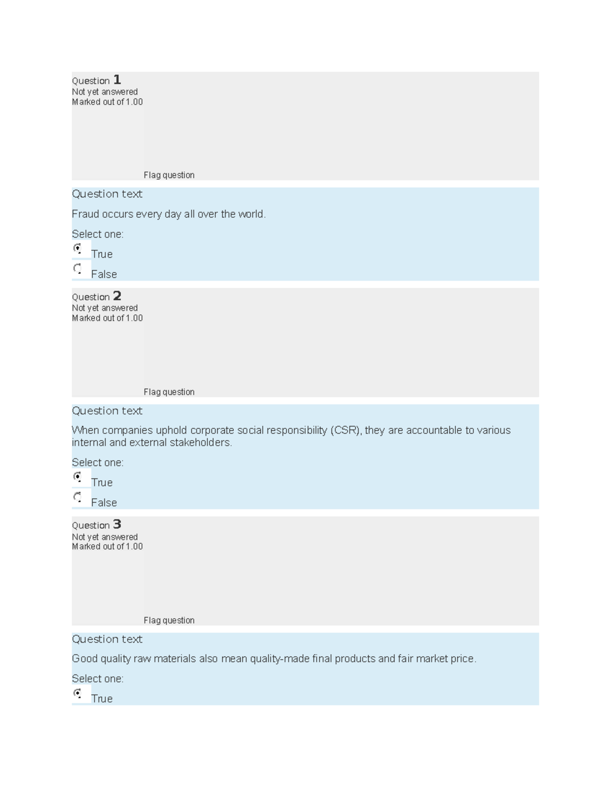 Inbound 5986829644109307702 - Question 1 Not yet answered Marked out of ...