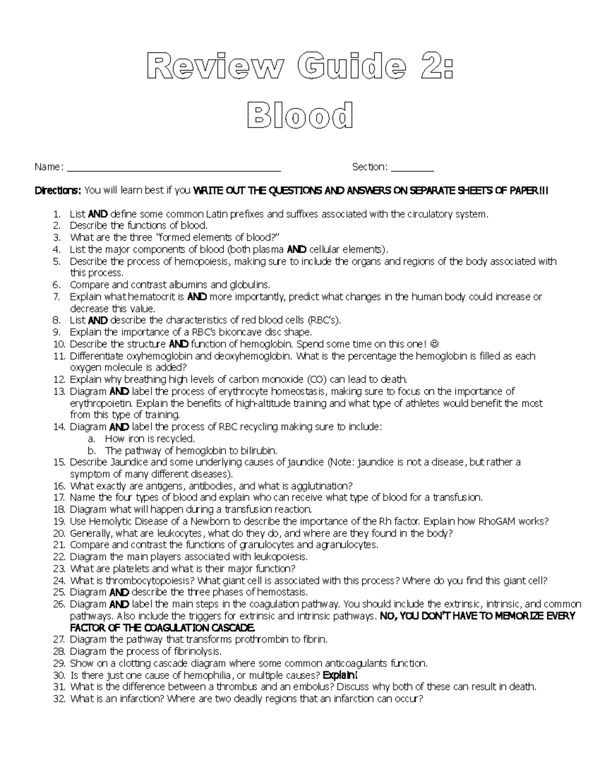 2 Blood Review Guidemw 2021 - Name ...