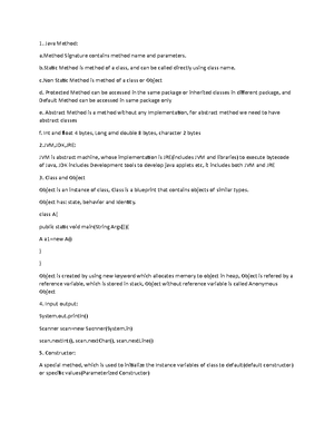 Object Oriented Programming Techniques ( Lab Manual) - LAB MANNUAL ...