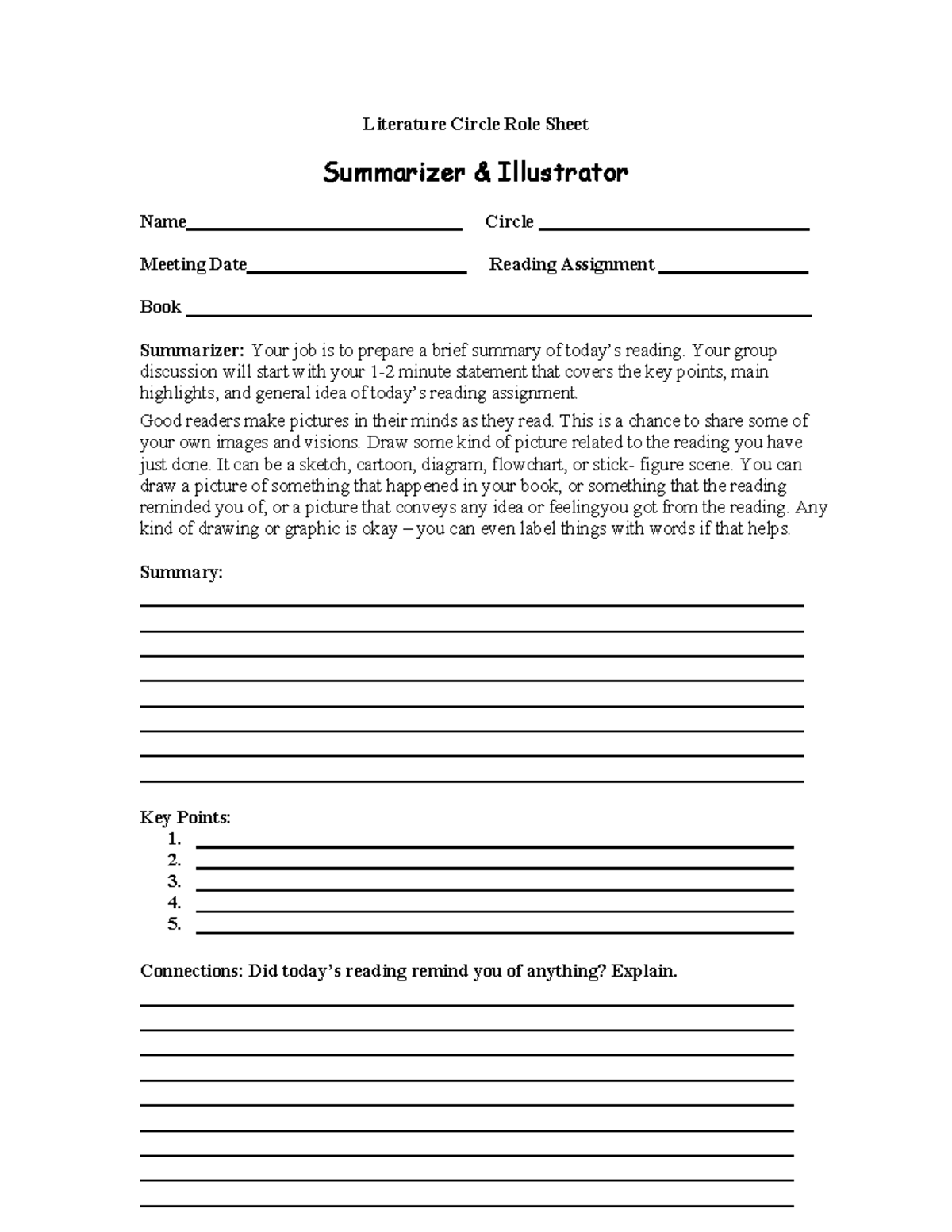 a document of dialogue to illusttrates the role play - Literature ...