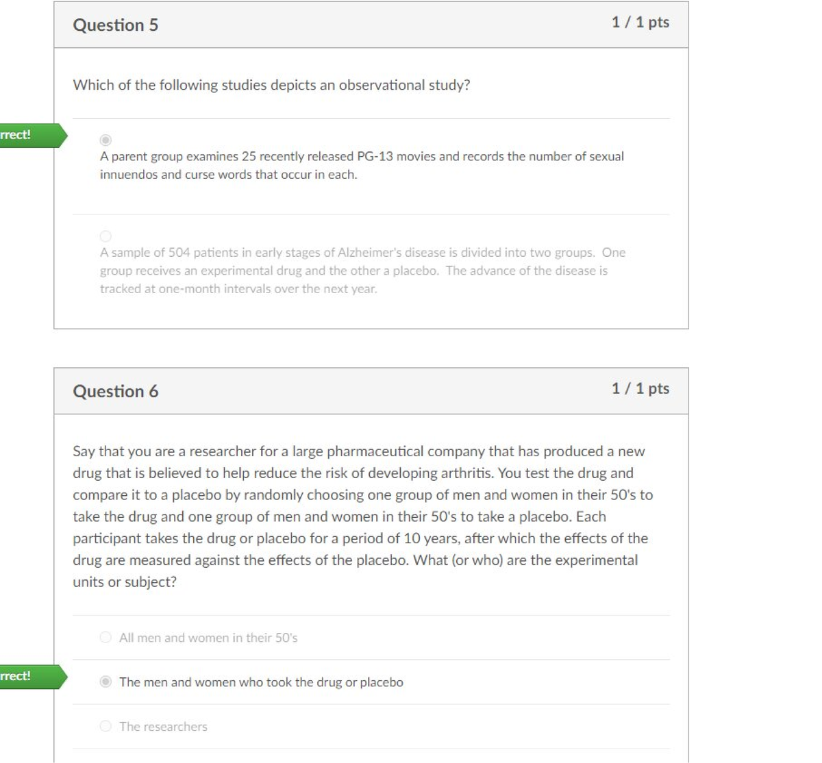 lesson 2 quiz biostatistics questions and answers - MATH221B - Studocu