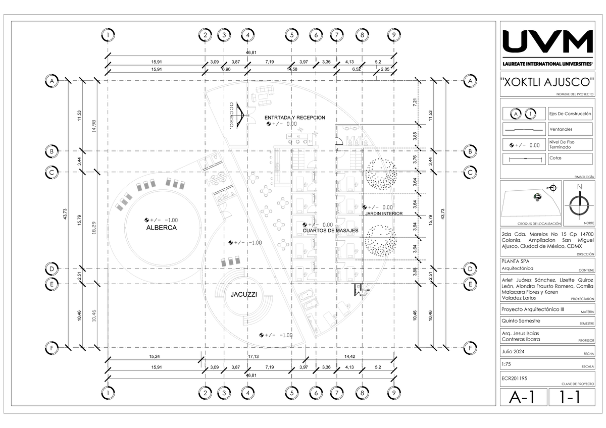 SPA - planos de spa para proyecto completo - ALBERCA JACUZZI CUARTOS DE ...