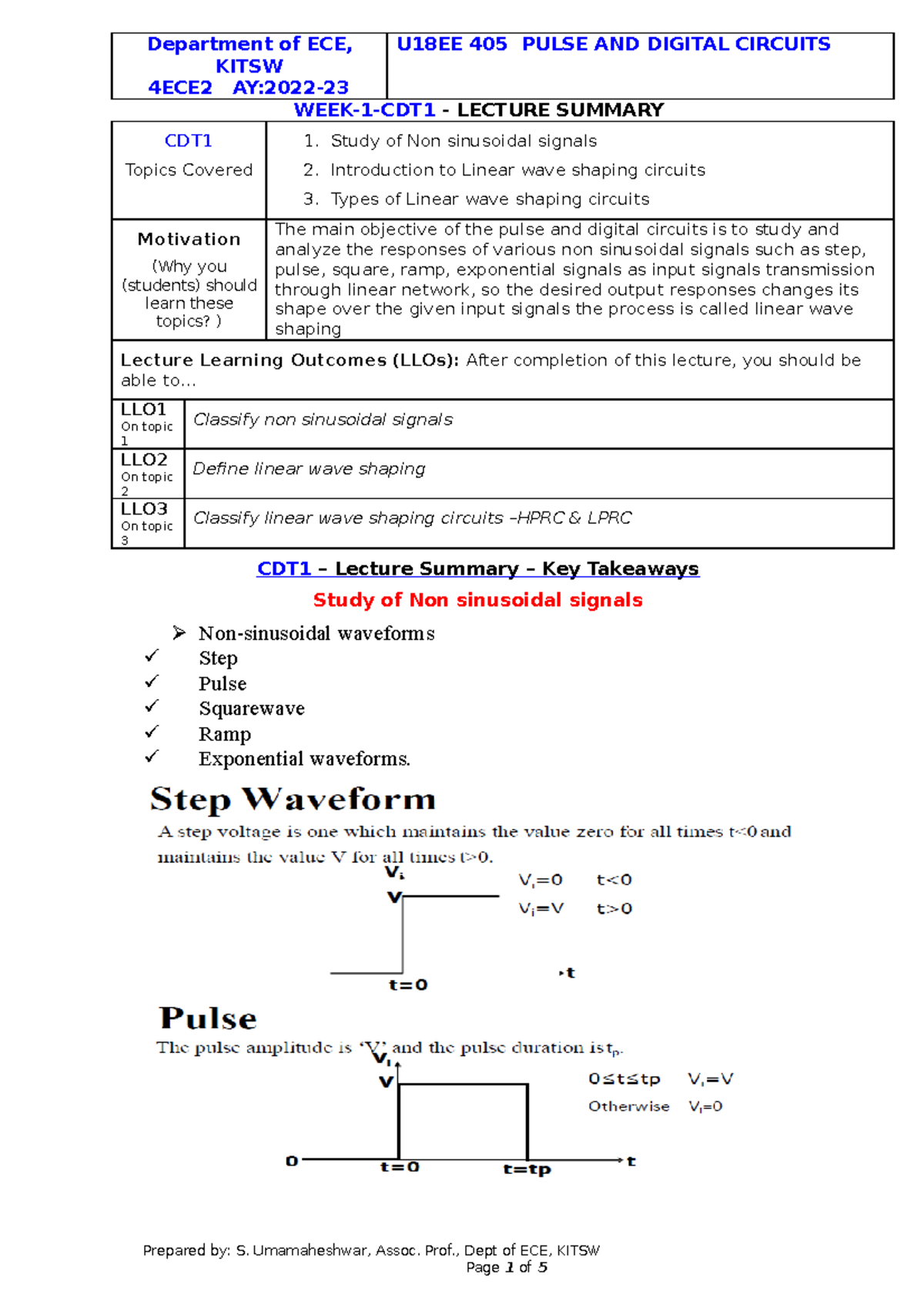 CDT1(introduction LWS)(unit 1)(PDC)(2022 23) - KITSW 4ECE2 AY:2022 ...