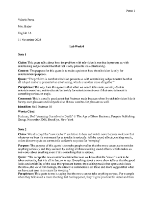 Counter arguments - couter argument - Samuelson 1 Jordan Samuelson ...