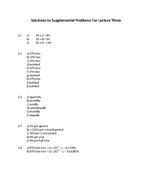 Week 2 - Supplemental Problems Solutions - Solutions To Supplemental ...