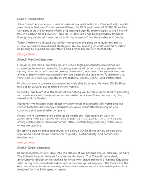 C218 Task 1 Presenter Notes - Presenter Notes Nadia’ S Verner Western ...