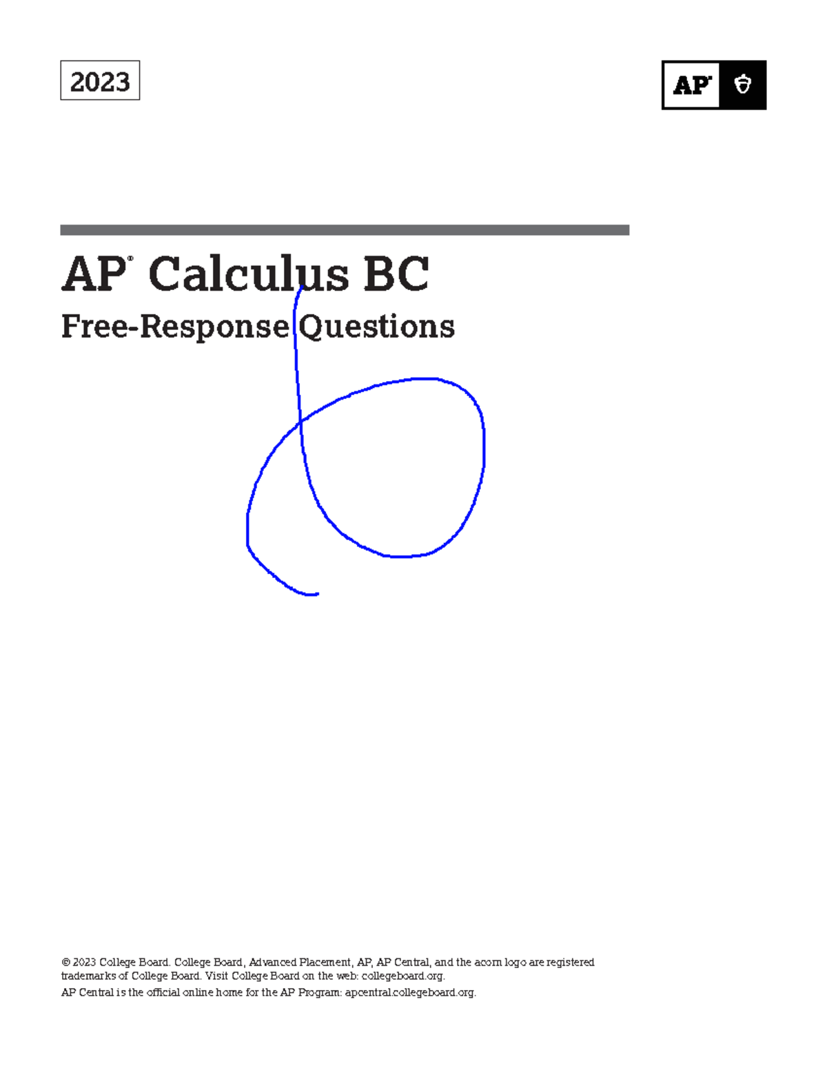 Kami Export - ap23-frq-calculus-bc - 2023 AP ® Calculus BC Free ...