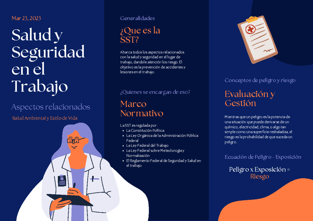 A#7 Triptico de salud - Salud Ambiental y Estilo de Vida Salud y ...