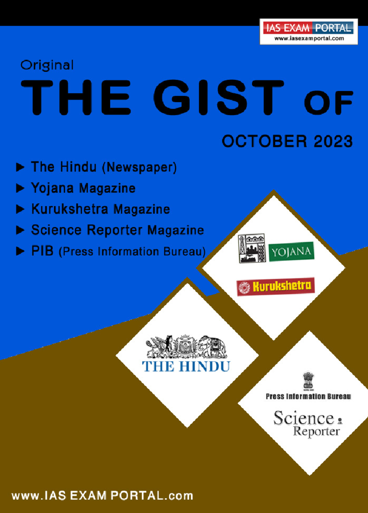 The Gist OCT 2023 - IAS EXAM Portal - CONTENTS - ‘The GIST’ - OCT GIST ...