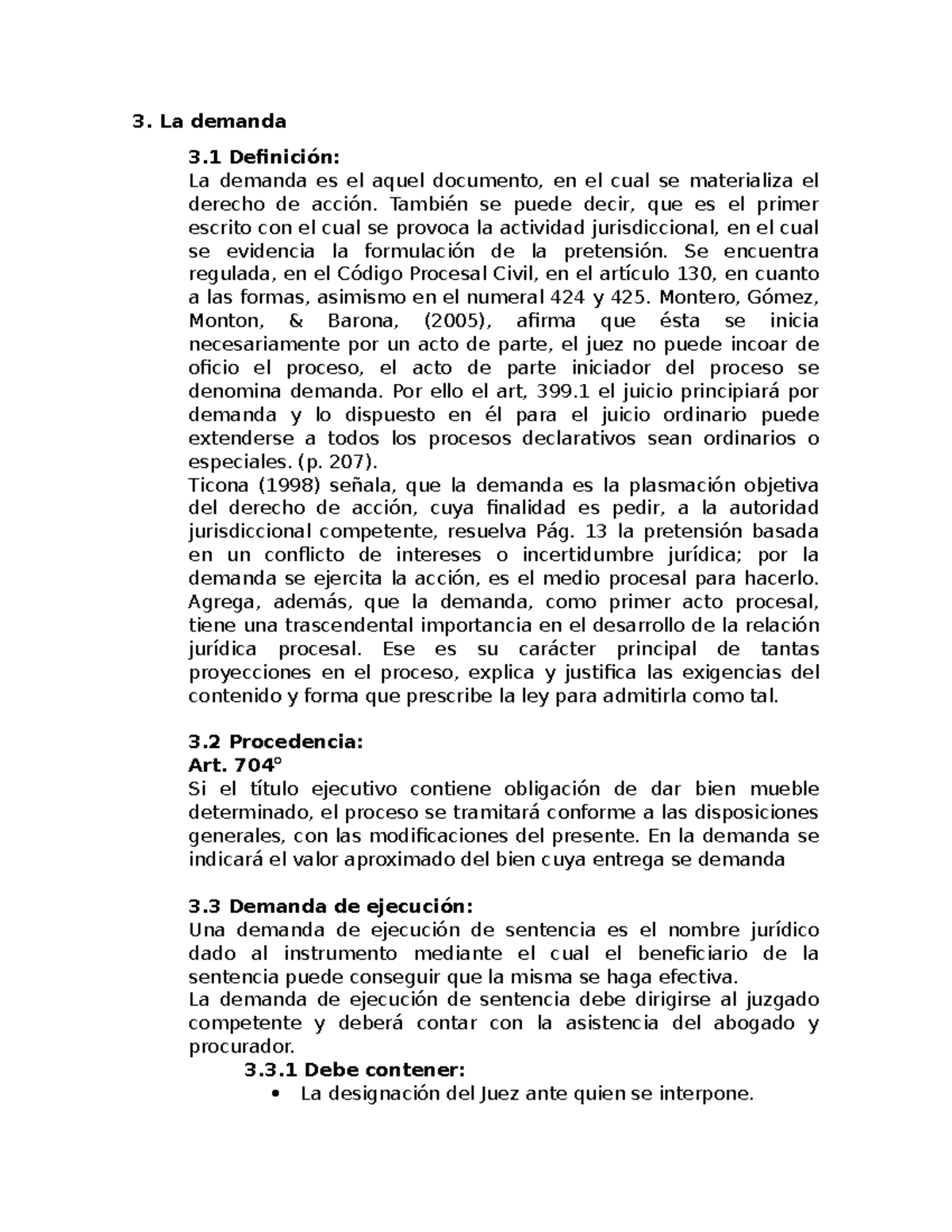 Modelo DE Demanda - 3. La demanda 3 Definición: La demanda es el aquel ...