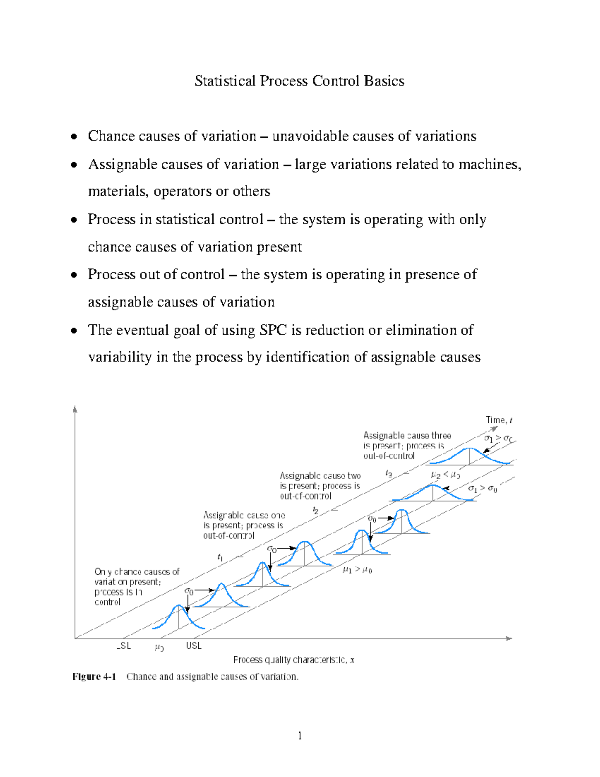 5-SPC-Basics - LEcture notes - Statistical Process Control Basics ...