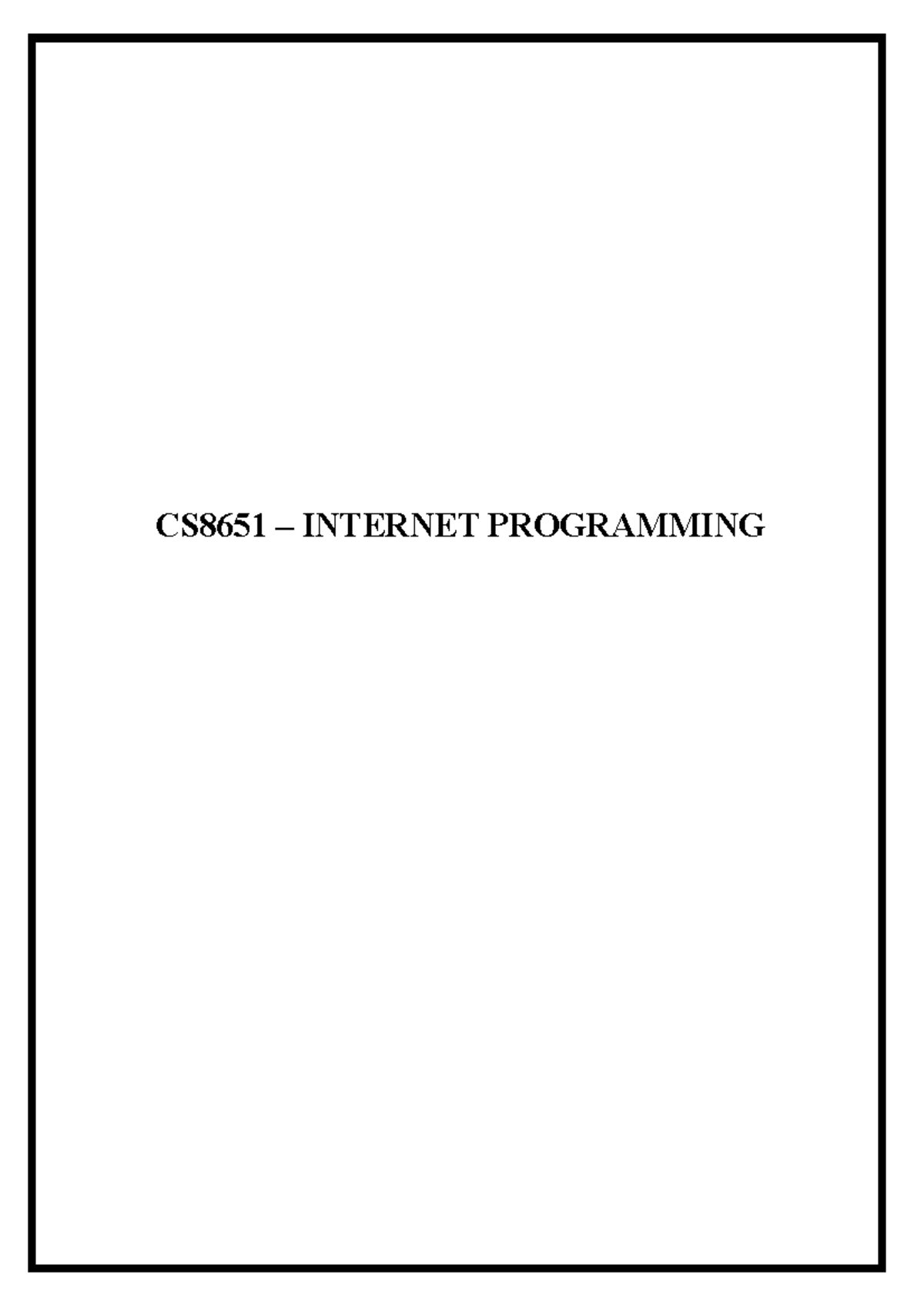 Iii Cse Ipqb Cs8651 Internet Programming Unit I Websites Basics Html 5 Css 3 Web 2 8 Web 