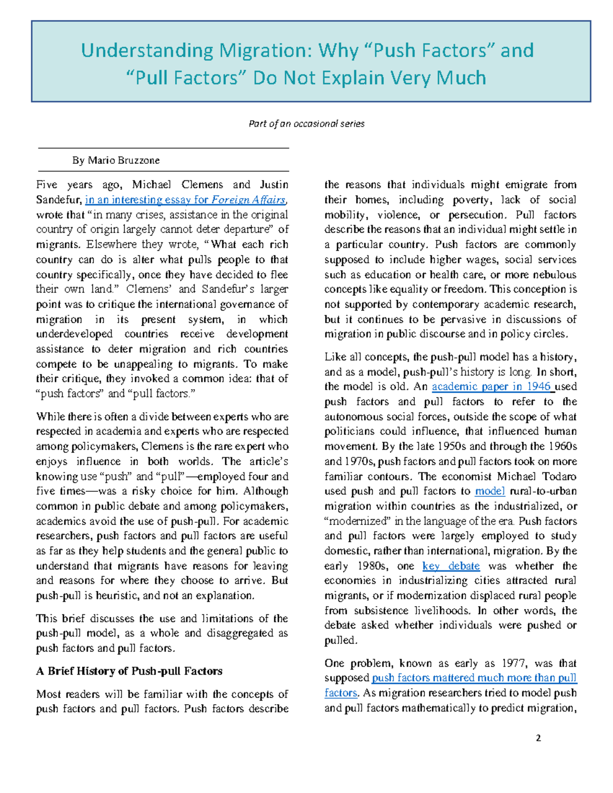 7 - it's an assignment work - Understanding Migration: Why “Push ...
