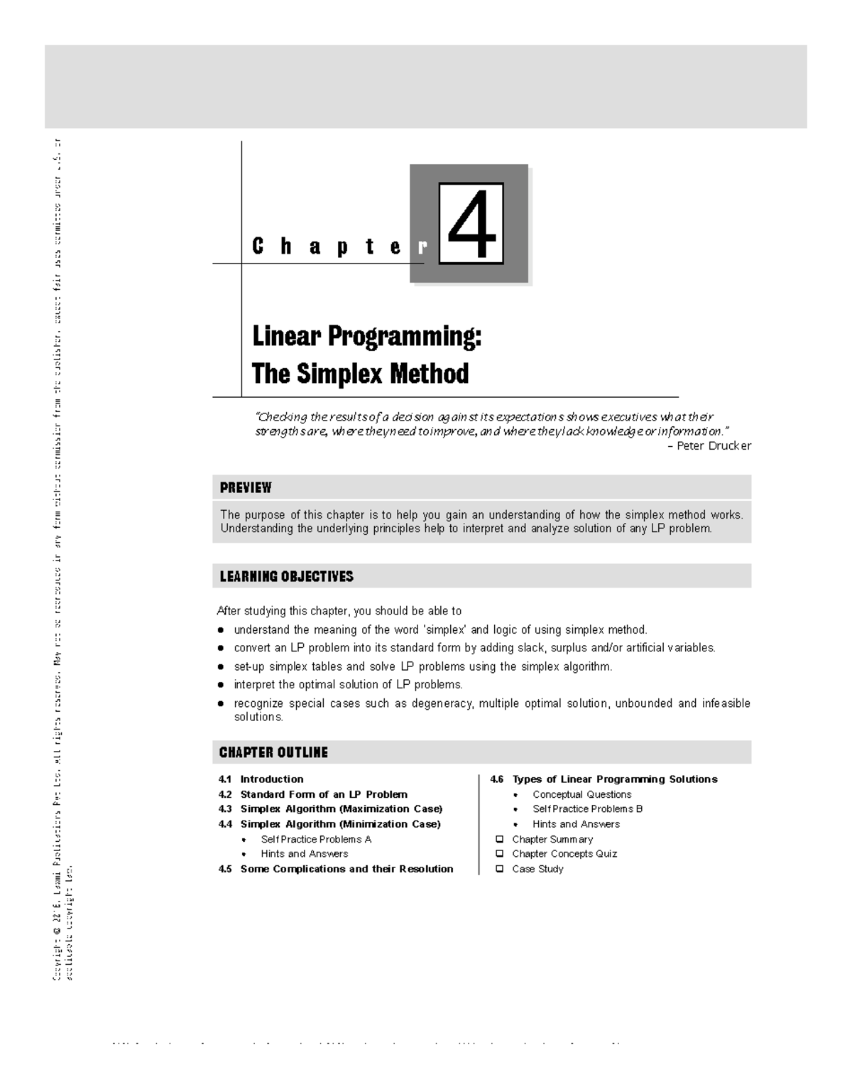 Ebscohost - opsres - PREVIEW Linear Programming: The Simplex Method ...