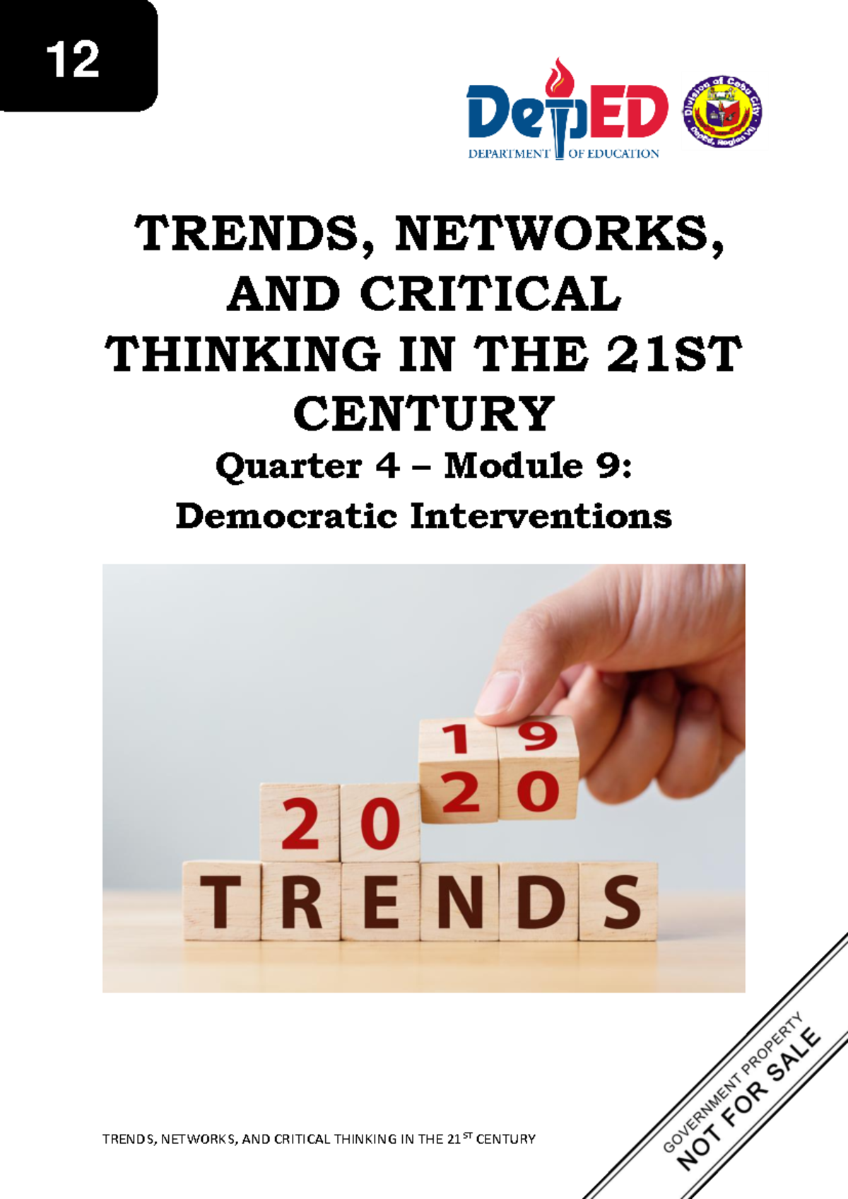 Revised- Edition-Module-9 7 - ####### TRENDS, NETWORKS, AND CRITICAL THINKING IN THE 21ST ...