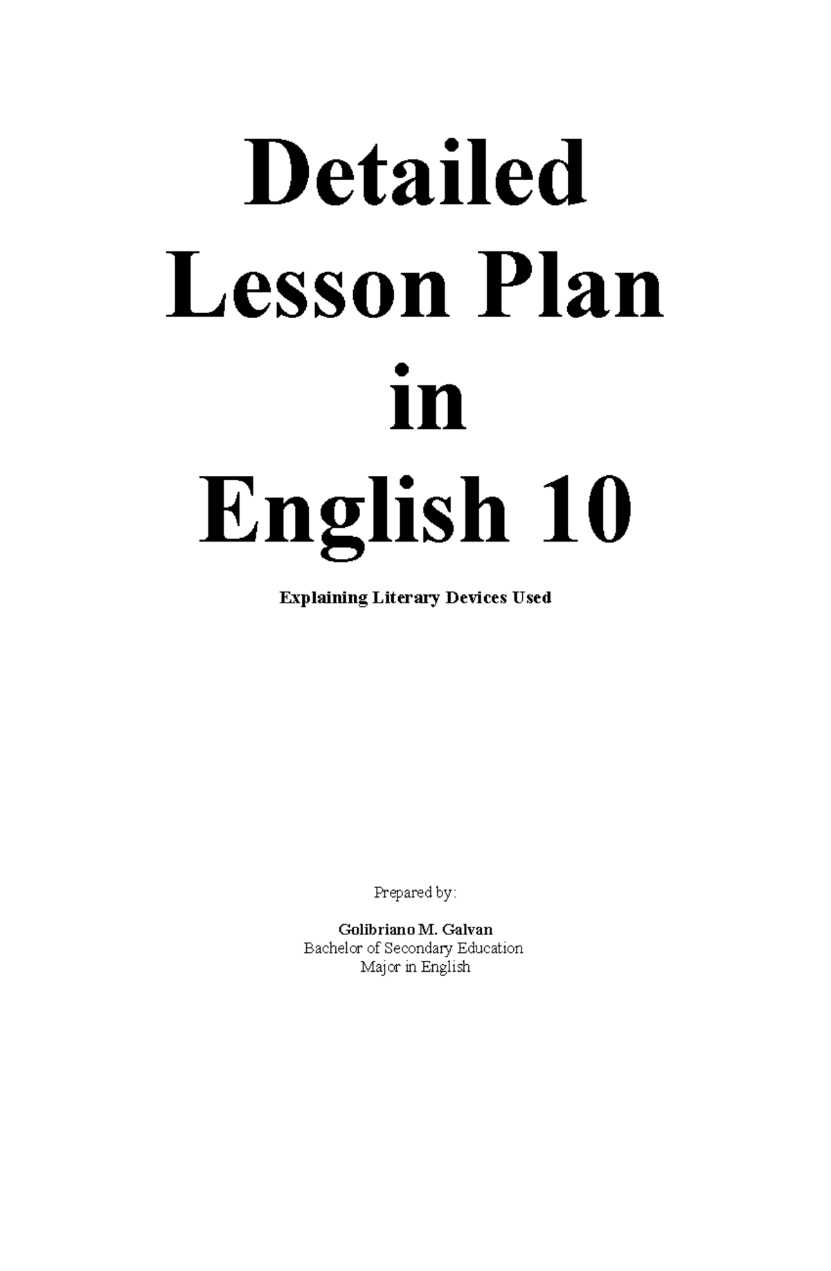 Inbound 7384557044361809085 - Detailed Lesson Plan in English 10 ...