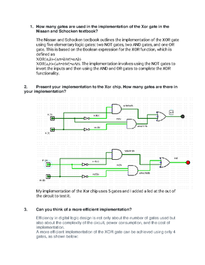[Solved] How many gates are used in the implementation of the Xor gate ...