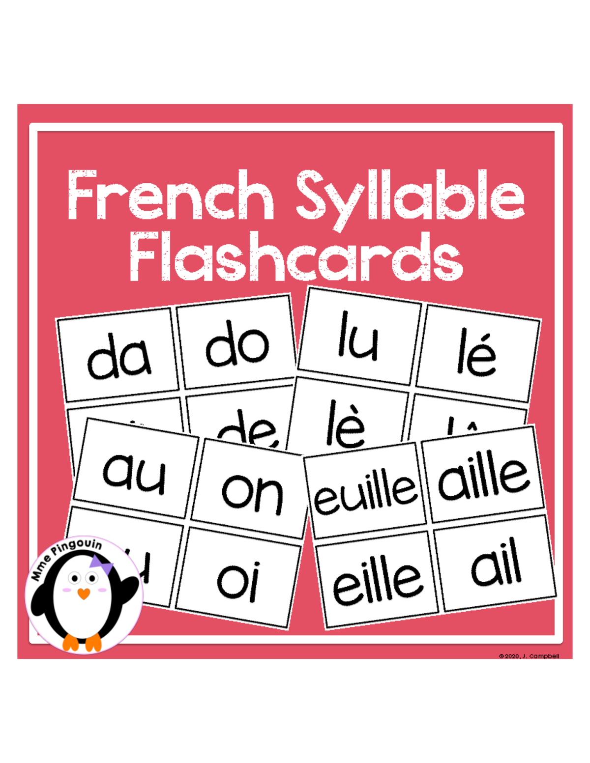 Syllables - kwjdhbclewjh - Frsl 207 - French Syllable Flashcards © 2020 ...
