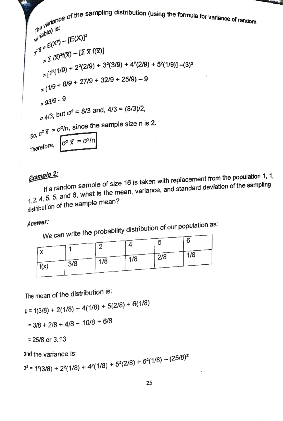 Stats and prob gr 11 pt 2 pg25-49 - the sampling distribution (using ...