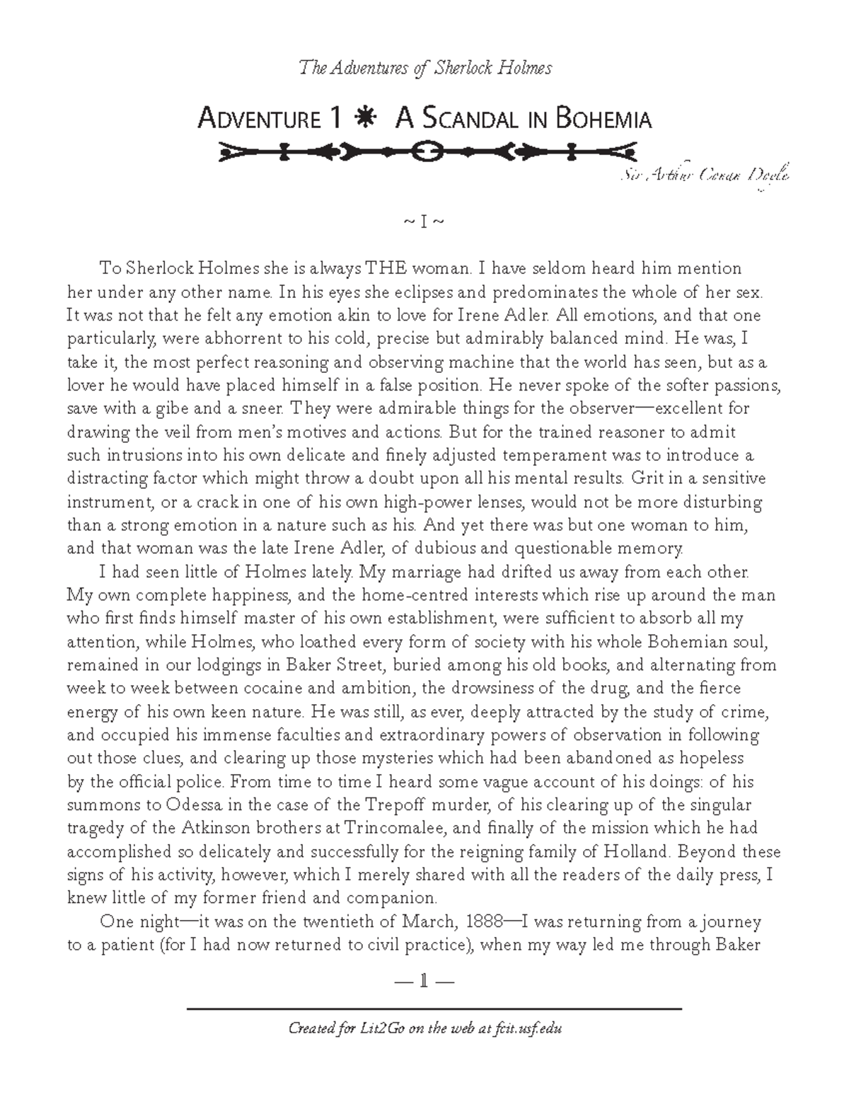 The adventures of sherlock holmes 001-adventure-1-a-scandal-in-bohemia ...