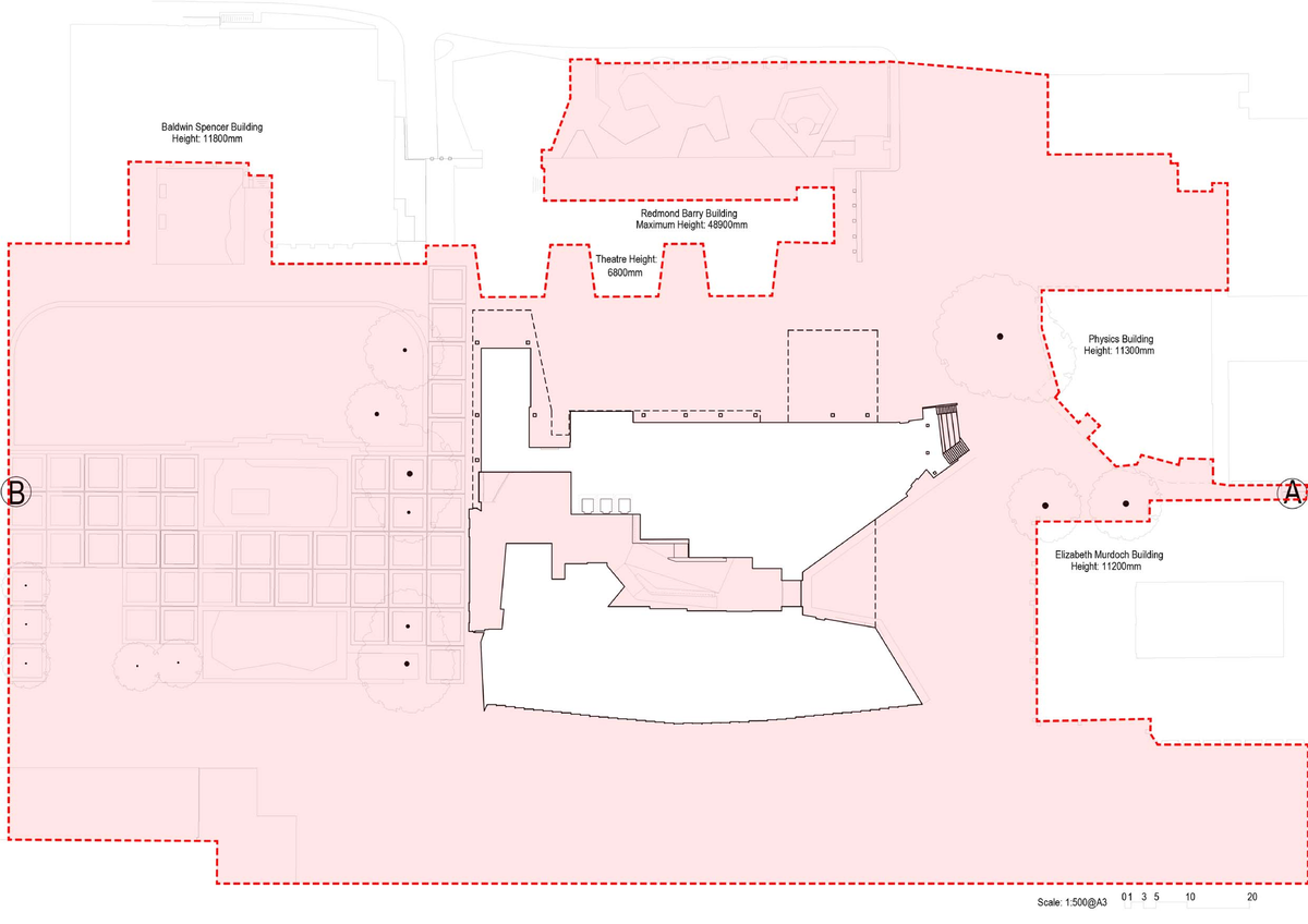 MSD Site plan 1:500 - ARCH10003 - Baldwin Spencer Building Height ...