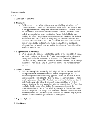 Zelman v. Simmons-Harris case brief - Elizabeth Gonzalez PLS 301 Zelman ...