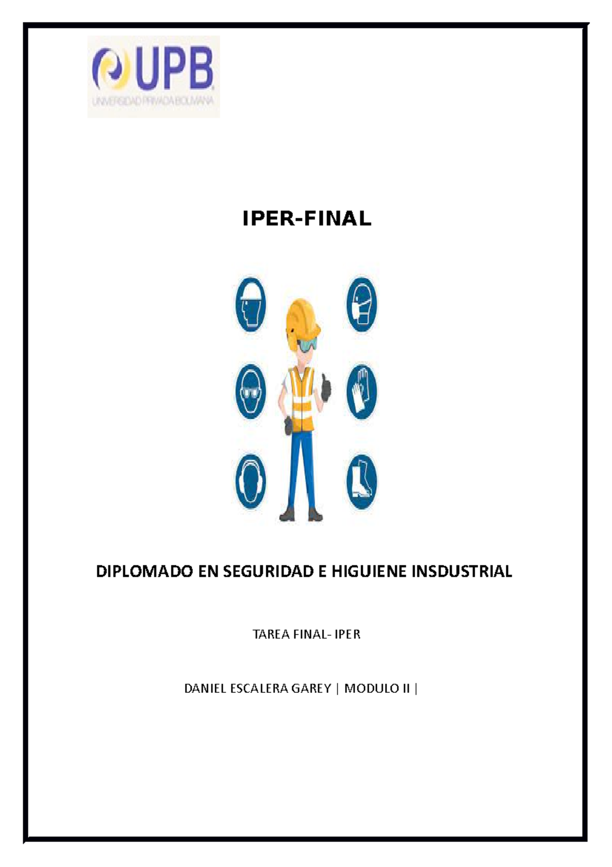 IPER- Final - identificación y evaluación de peligros - IPER-FINAL ...