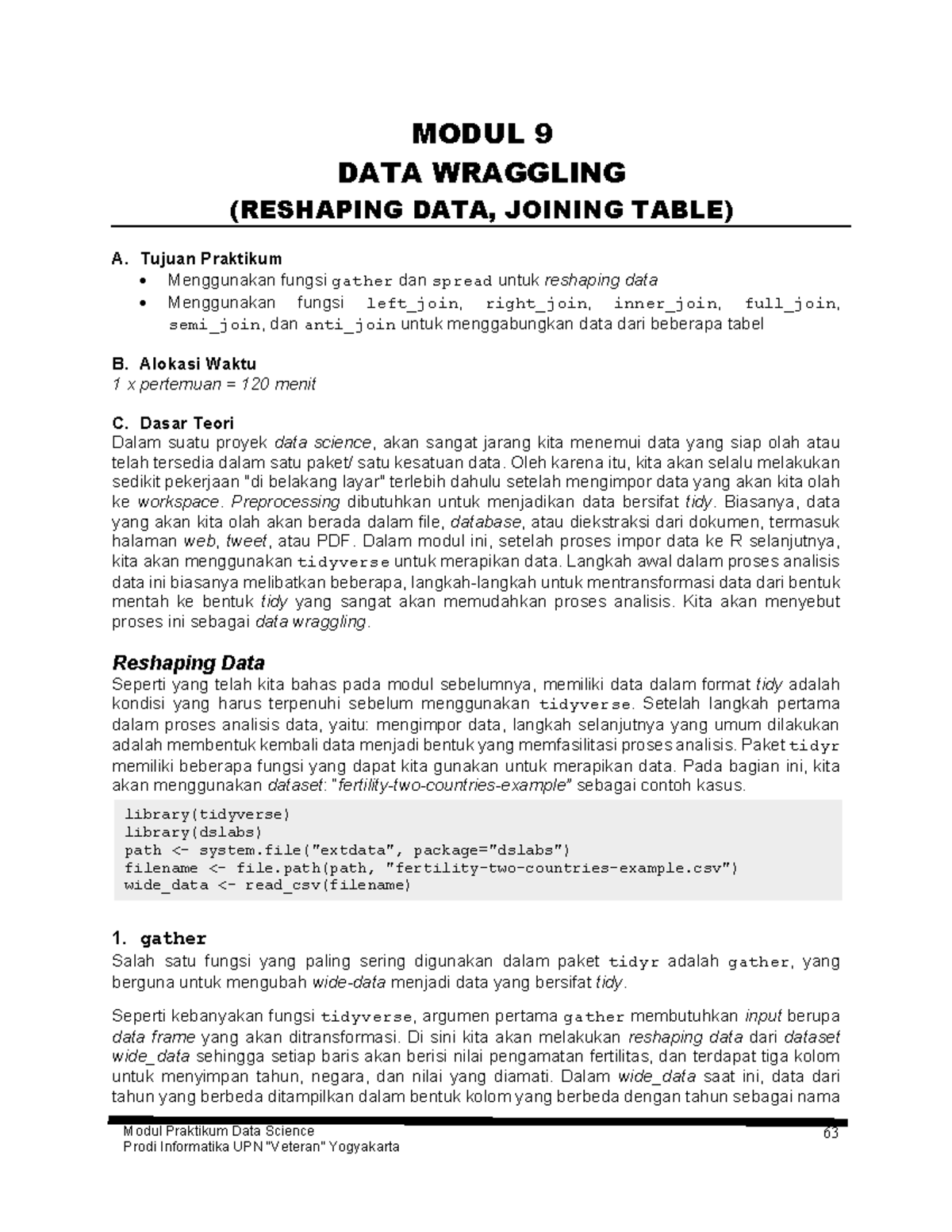 9th Modul of the Data Science Practicum - Modul Praktikum Data Science ...