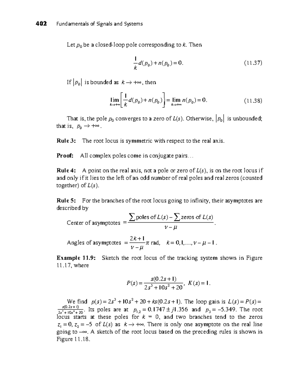 Fundamentals-of-signals-and-systems subset 22 - Let p 0 be a closed ...