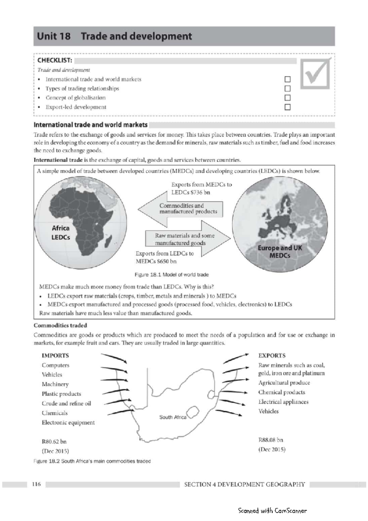 Trade and Development Aceit Study Notes Grade 11 - Unit 18 Trade and ...