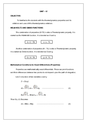 UNIT-IV ATD - This is usefull for the exam - UNIT – IV OBJECTIVE: To ...